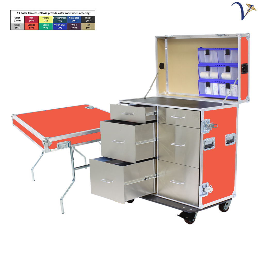 42" Workstation w/ 6 Drawers & Table (MW-42)