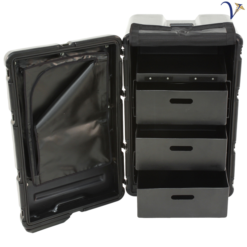 3 Drawer Mobile Medical Case (MC-3D) - VeriCor Medical Systems